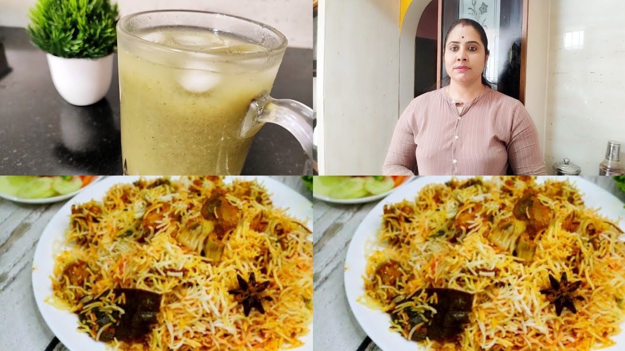 Daily Vlog 🌹 ️ | Kathal Biryani | Raw Mango Sharbat | Easy Summer ...
