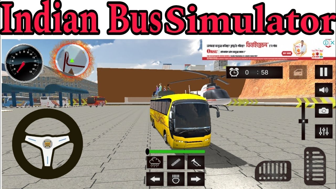 Indiana Bus Simulator Bus Game || Indian bus Simulator New game 2024 ...