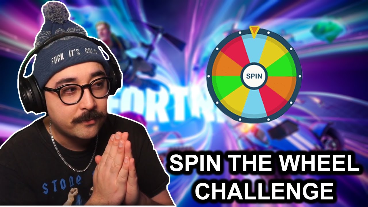 SPIN THE WHEEL FORTNITE CHALLENGE - YouTube