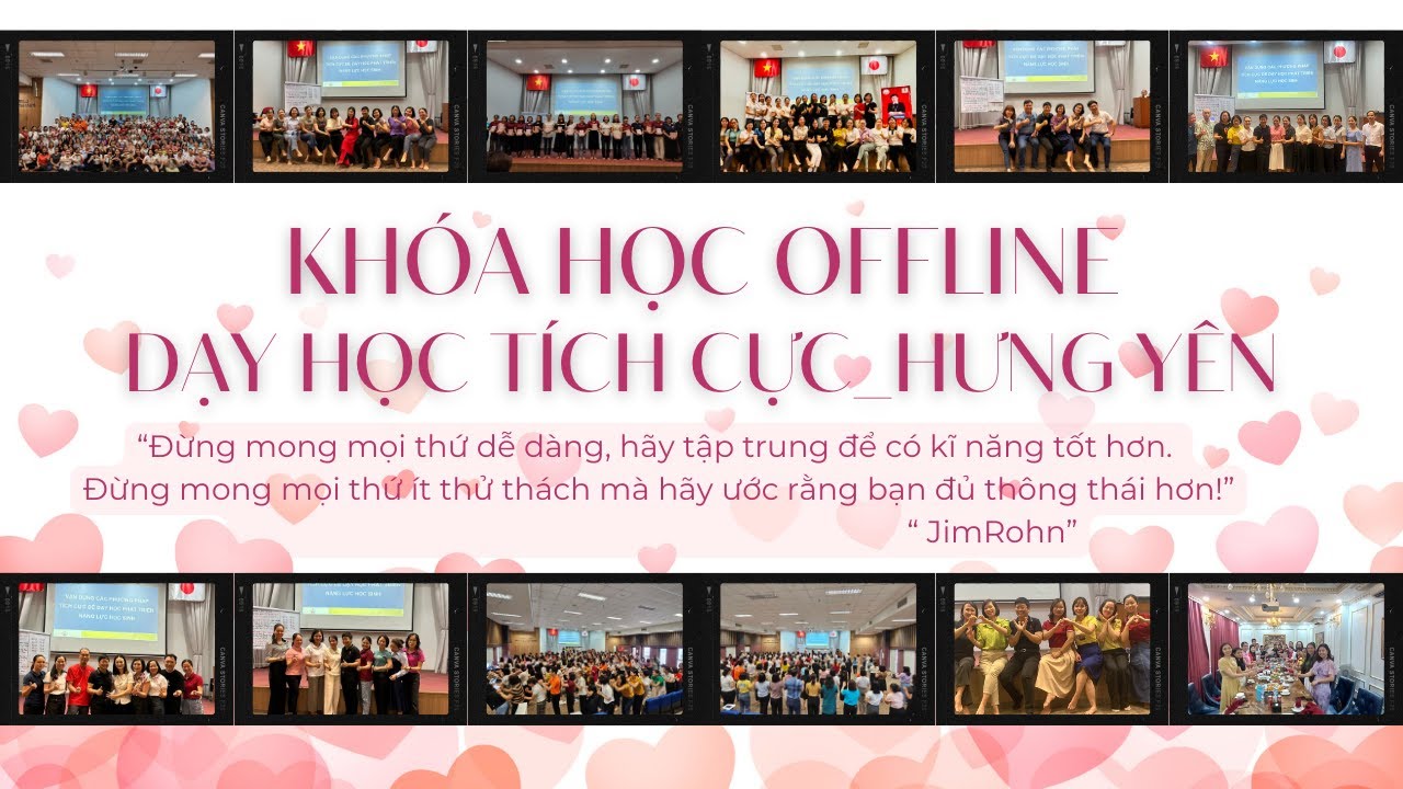 KHOÁ HỌC OFFLINE_ DẠY HỌC TÍCH CỰC_ HƯNG YÊN_Cô Trần Khánh Ngọc - YouTube