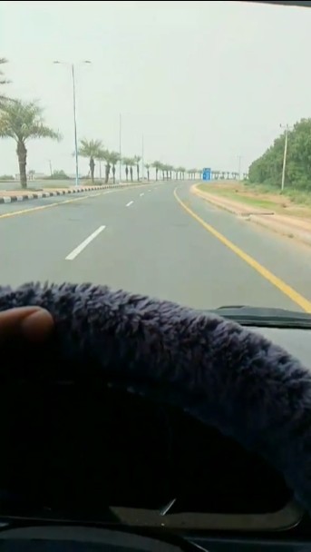 Jazan to samtah road|saudi arabia road par gari chalna - YouTube