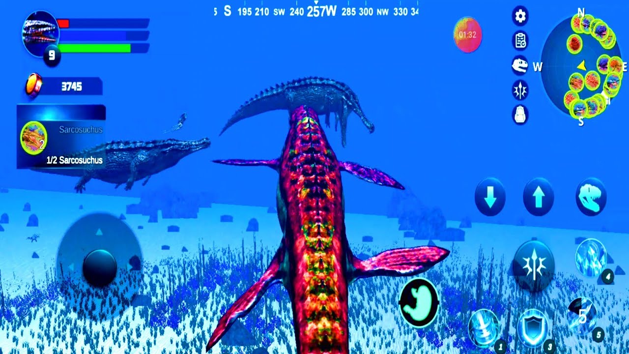 Mosasaurus Simulator - Android Gameplay #23 - Dinosaur Simulator - YouTube