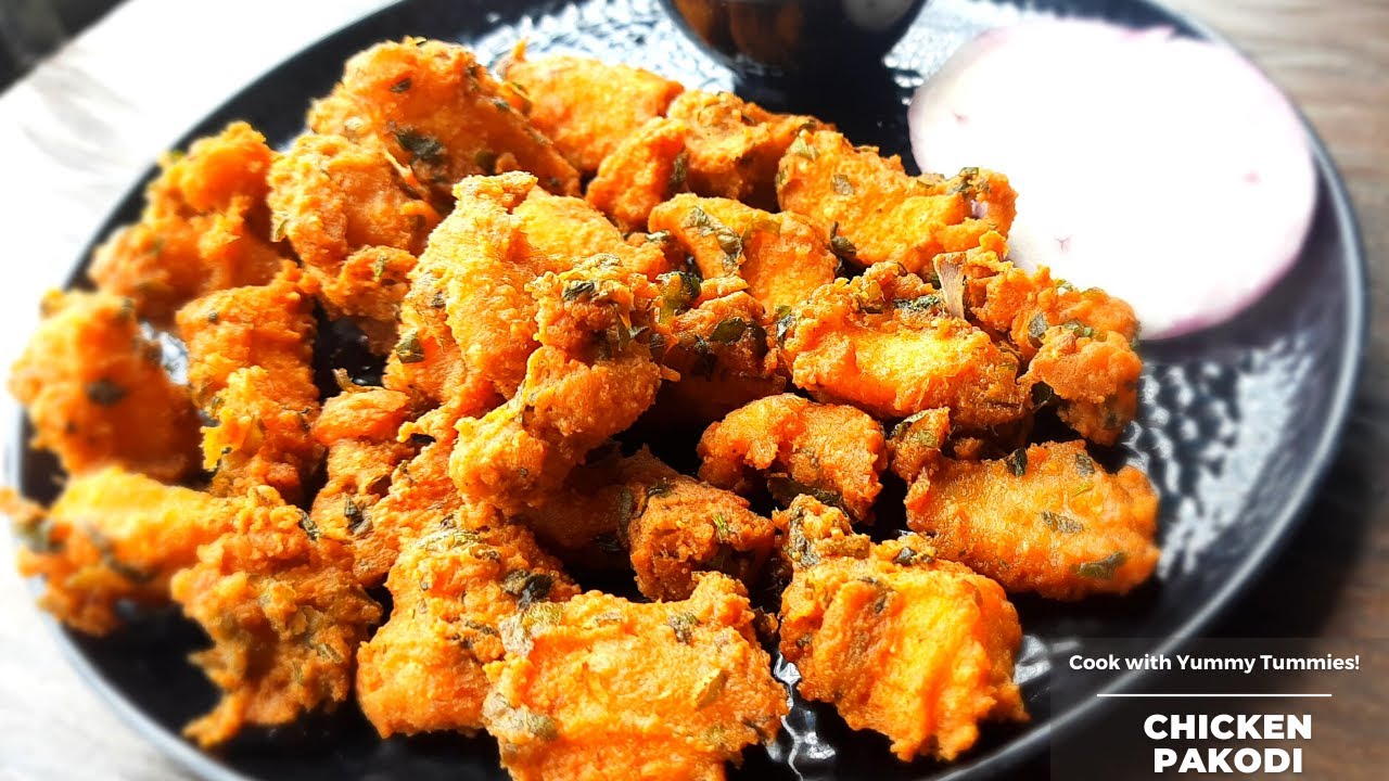 CRISPY CHICKEN PAKODA | STREET STYLE CHICKEN PAKODI | CHICKEN PAKORA ...