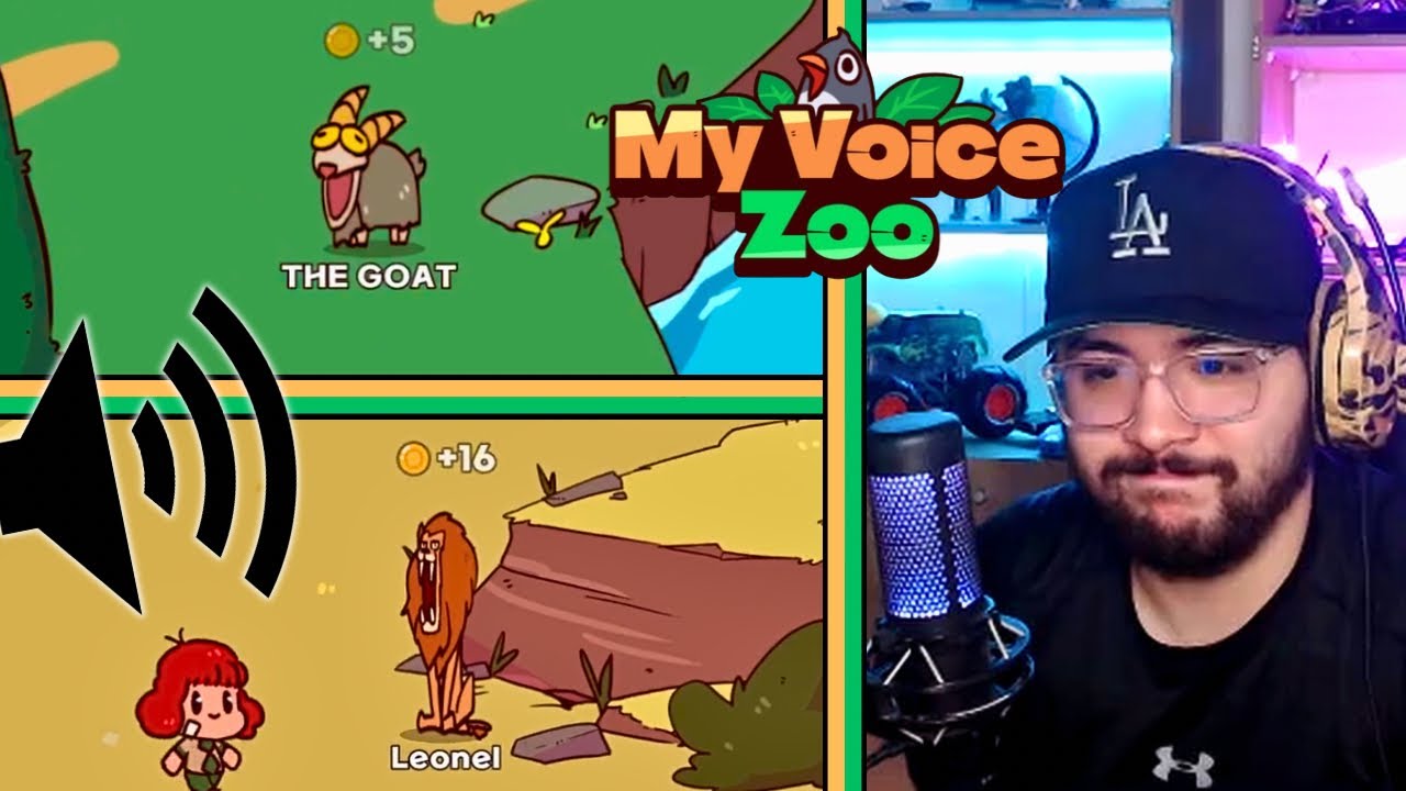 En este ZOOLÓGICO los animales TIENEN MI VOZ!!! (My Voice Zoo) - YouTube