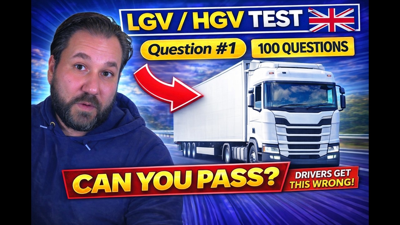 Can You Pass the UK HGV Theory Test? 100 Questions | LGV UK Driving ...