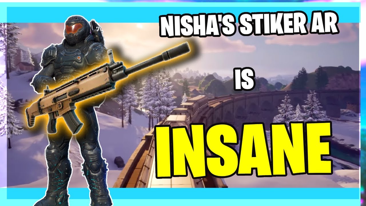 WE GOT BACK TO BACK DUBS WITH NISHA'S STRIKER AR #fortnite #zerobuild ...