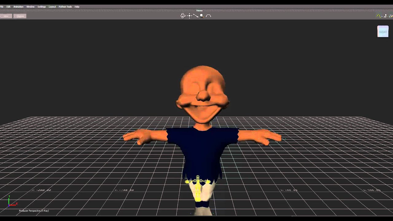 MB2012 t-pose and correcting motion issue - YouTube