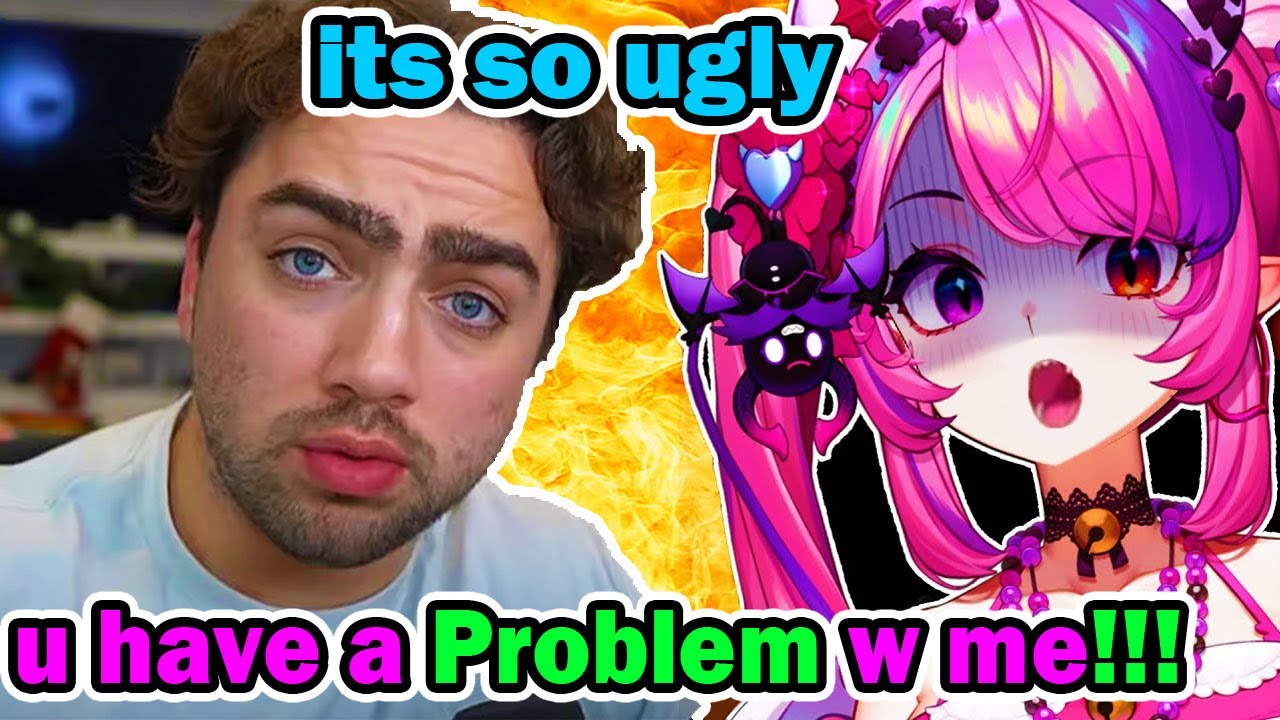 Mizkif Makes fun of Ironmouse Model in front of her Face - YouTube