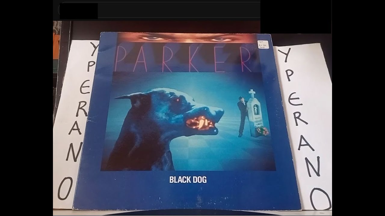 for sale: PARKER Black Dog 12" with price tag. Cover of Led Zeppelin's ...
