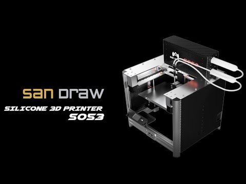【San Draw】S053 Silicone 3D Printer Demo video - YouTube