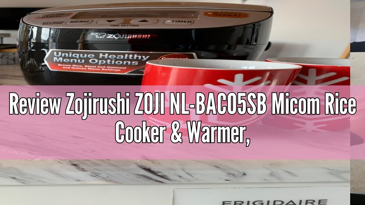 Review Zojirushi ZOJI NL-BAC05SB Micom Rice Cooker & Warmer, Silver ...