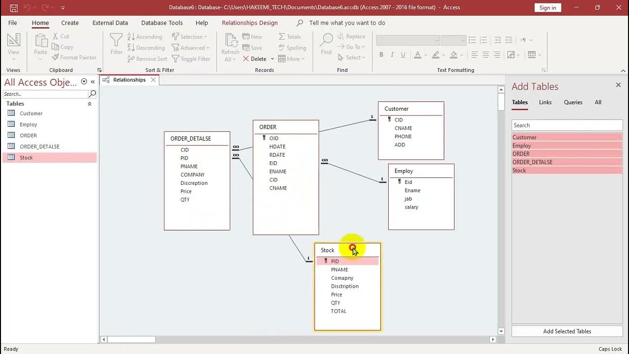 Learning MsAccess 2021 Tutorials in Pashto Language Part(07).#access #msaccess #database # ...