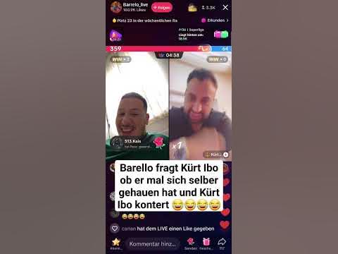 Barello fragt Kürt Ibo ob er mal sich selber gehauen hat und Kürt Ibo kontert 😂😂😂😂 - YouTube
