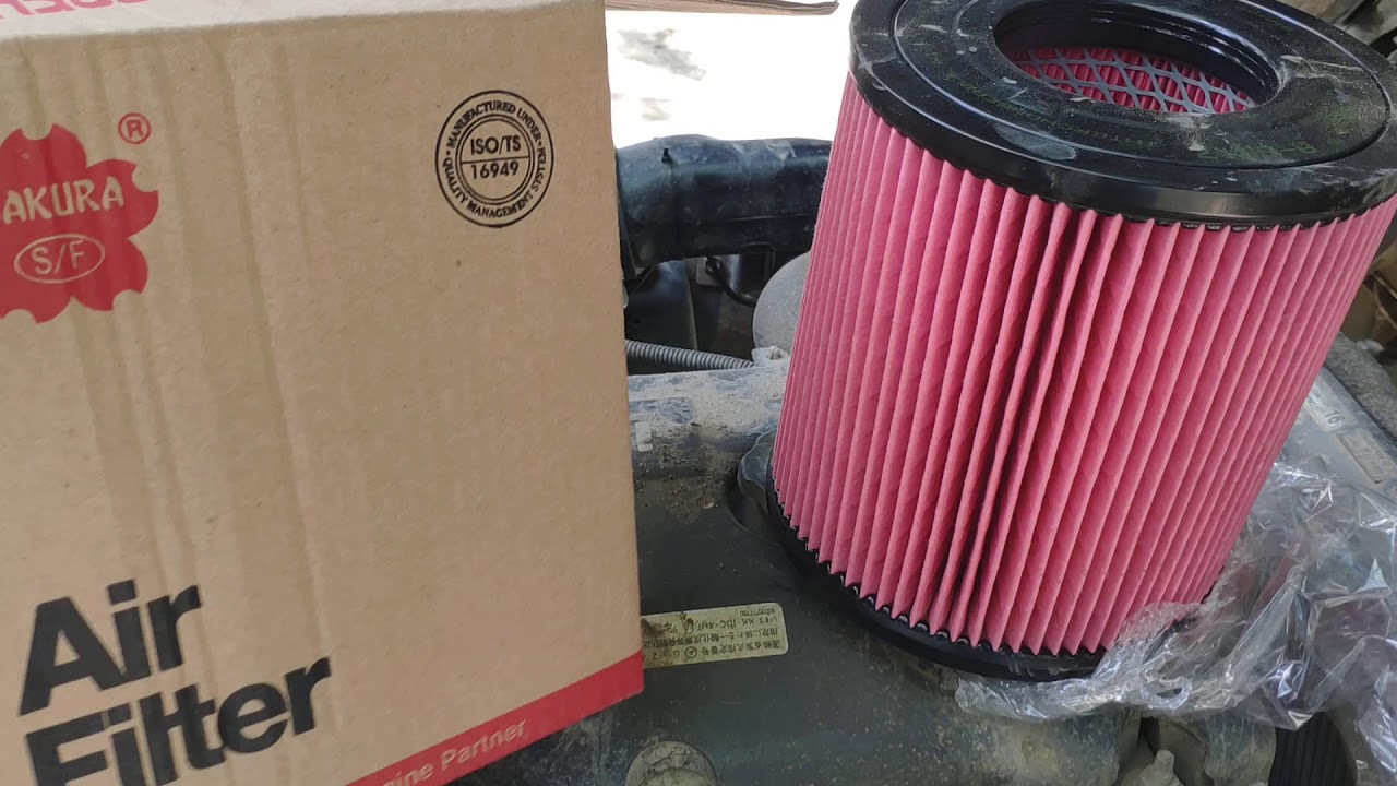 Isuzu Mini Elf 4HF1 Air Filter Replacement - YouTube