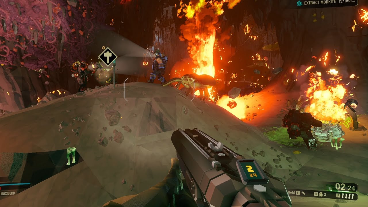 Deep Rock Galactic: Elite Deep Dive Pubs Scout M1000 Gameplay (No ...
