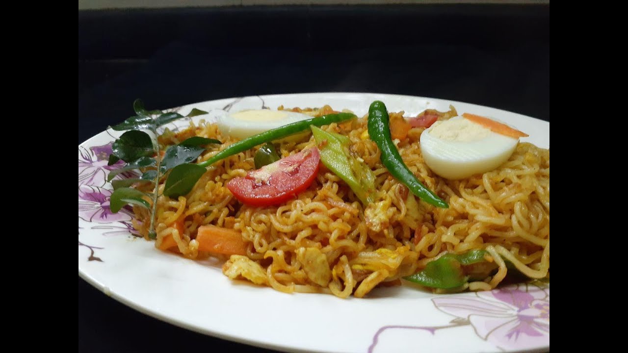 MAGGI NOODLES WITH BOILED EGG - OUR FIRST VOICE OVER VIDEO - VIDEO NO ...