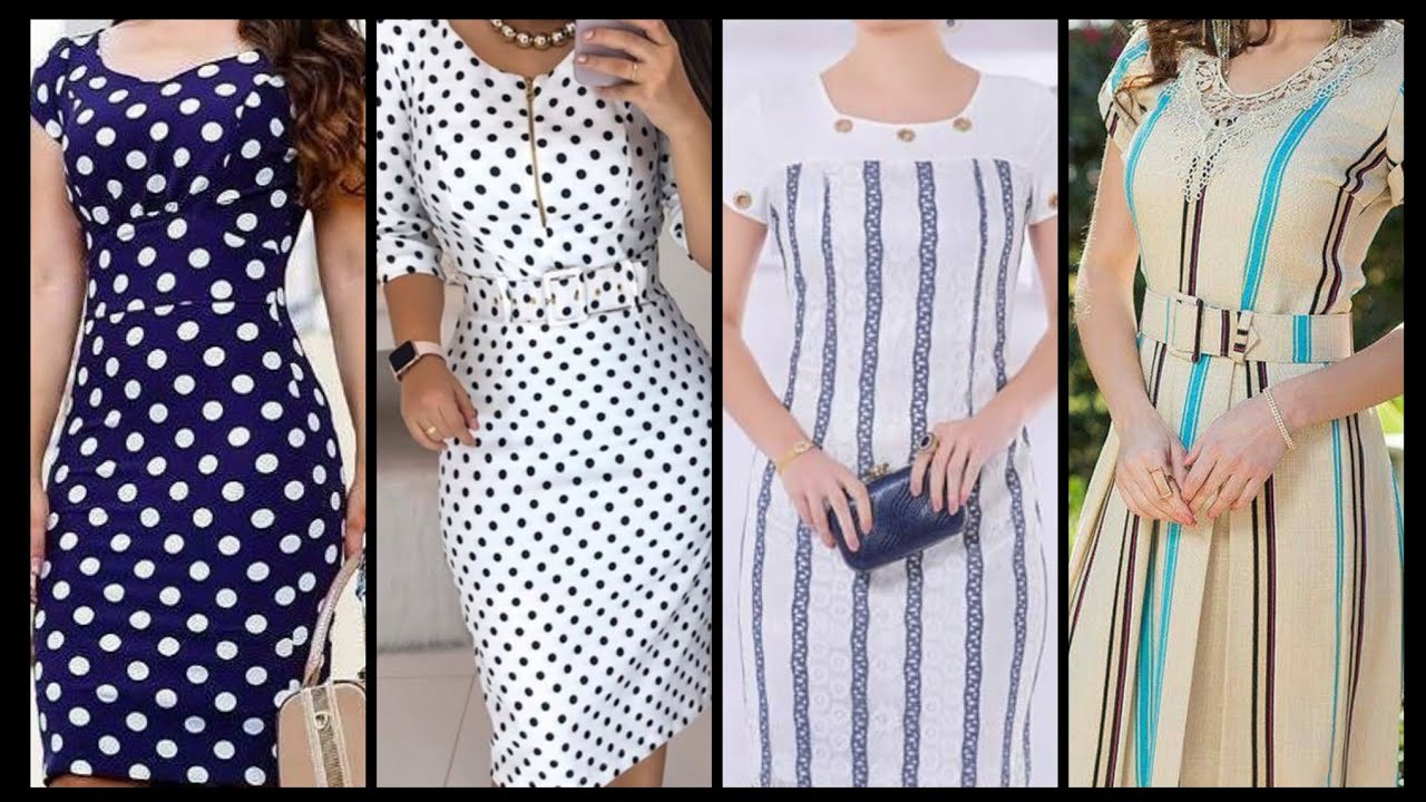 Elegant outstanding gorgeous office skater frocks outfits dresses ...
