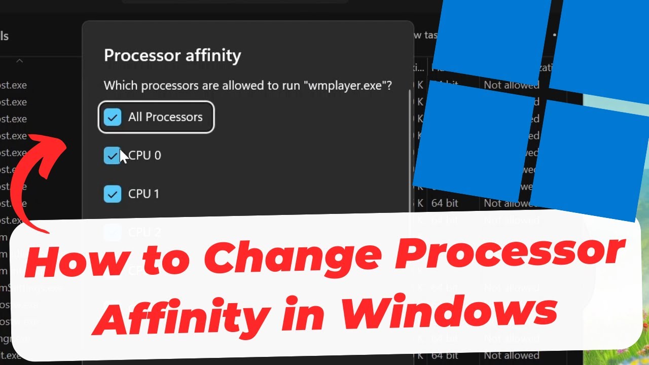How to Change Processor Affinity in Windows 11 (Set Specific CPU Cores ...