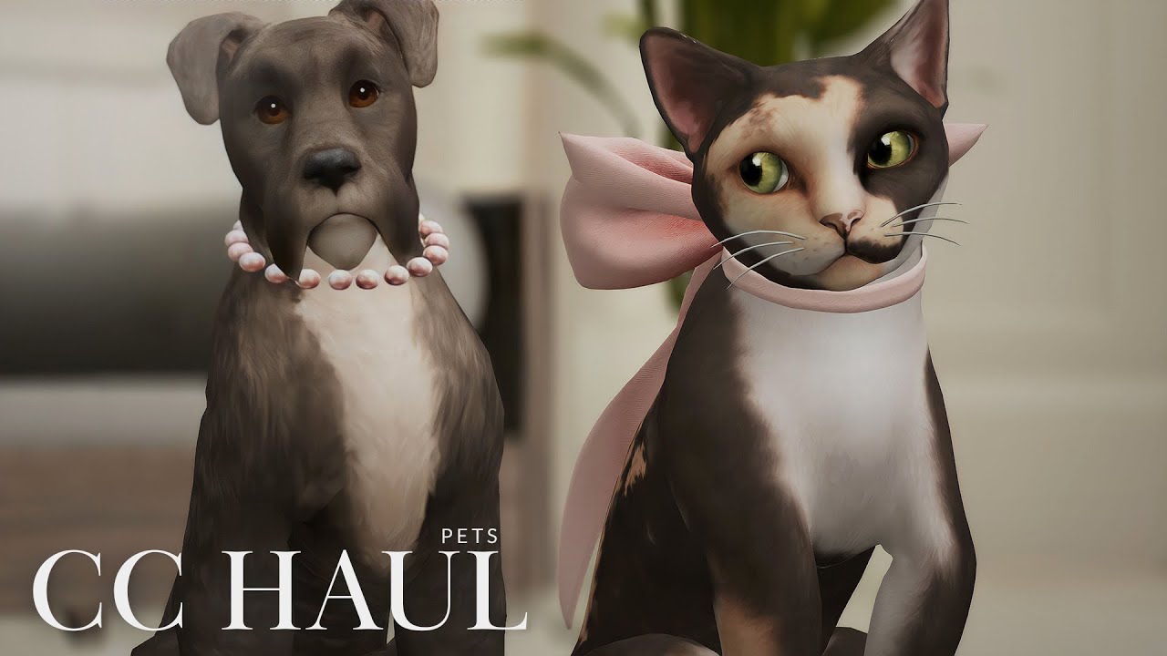 pets cc finds | los sims 4: contenido personalizado haul - YouTube