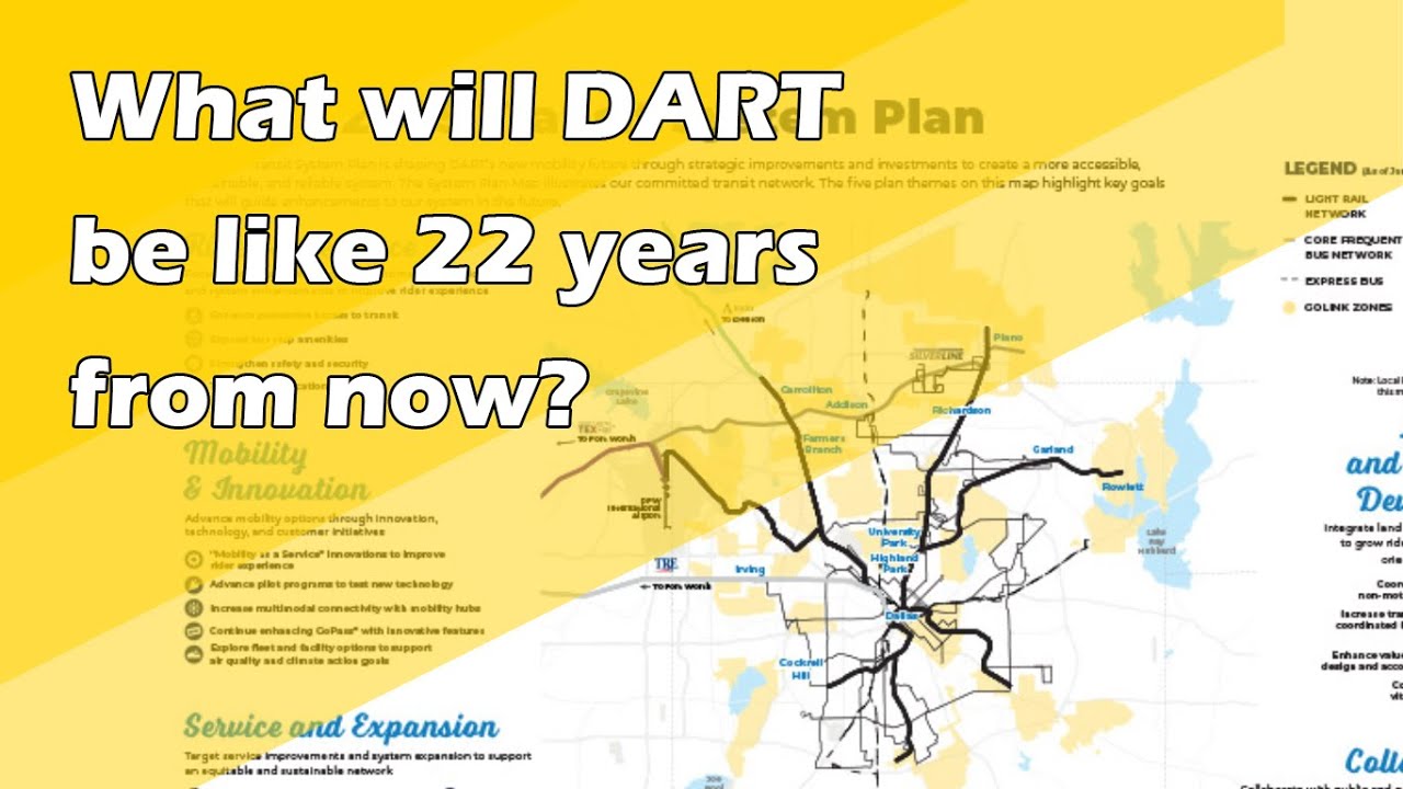 What's in the DART 2045 Transit System Plan? | By Way of Dallas Podcast ...