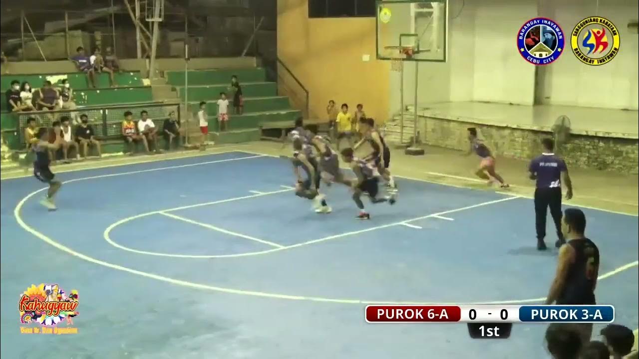 PUROK 6 vs PUROK 3 JUNIORS CHAMPIONSHIP GAME | BRGY. INAYAWAN - YouTube