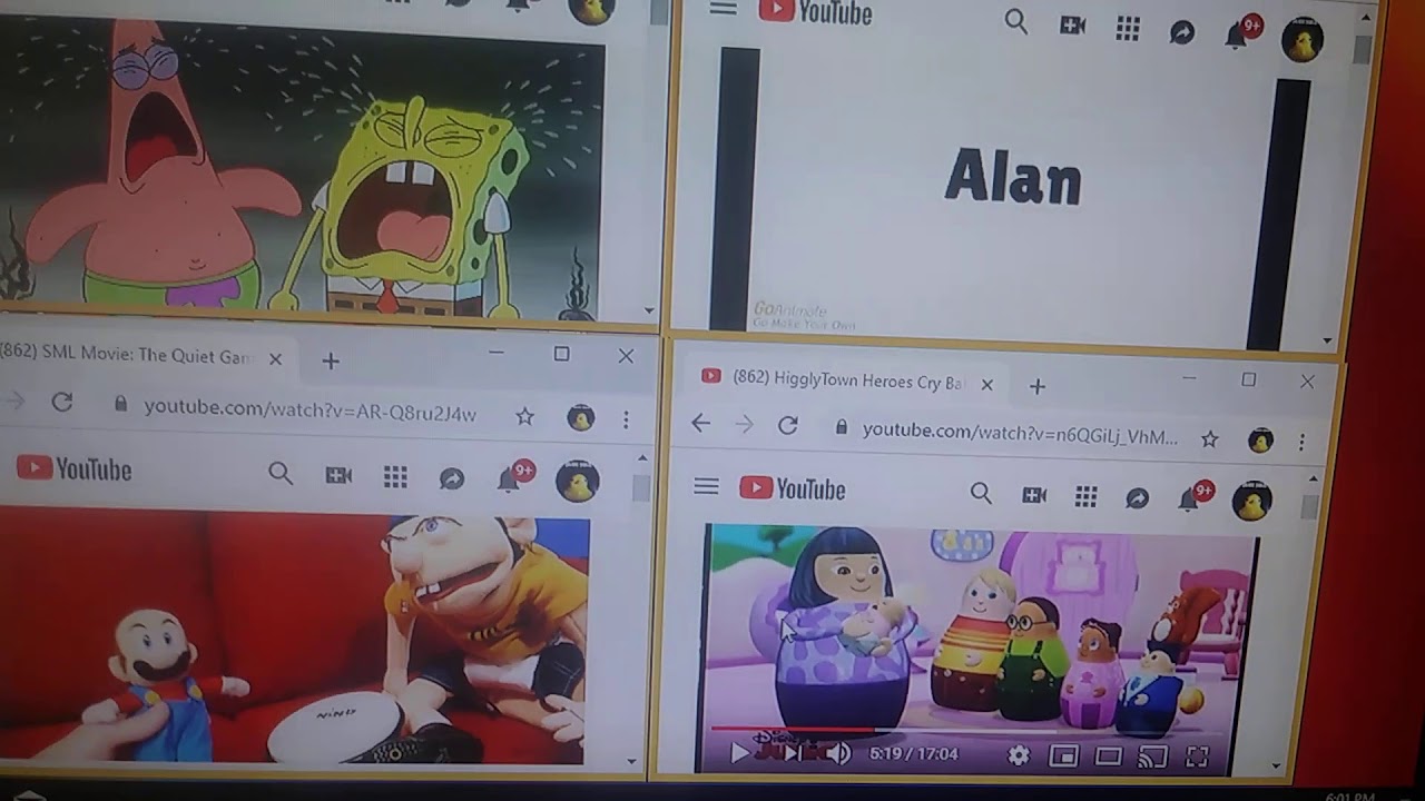 Crossover crying at once 4 parison - YouTube