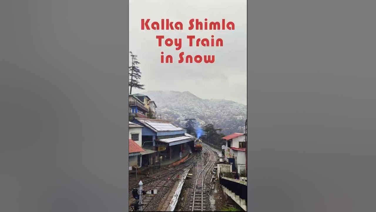 Kalka-Shimla Toy Train Journey in Snow ️ | Winter Wonderland Ride 🚂 - YouTube