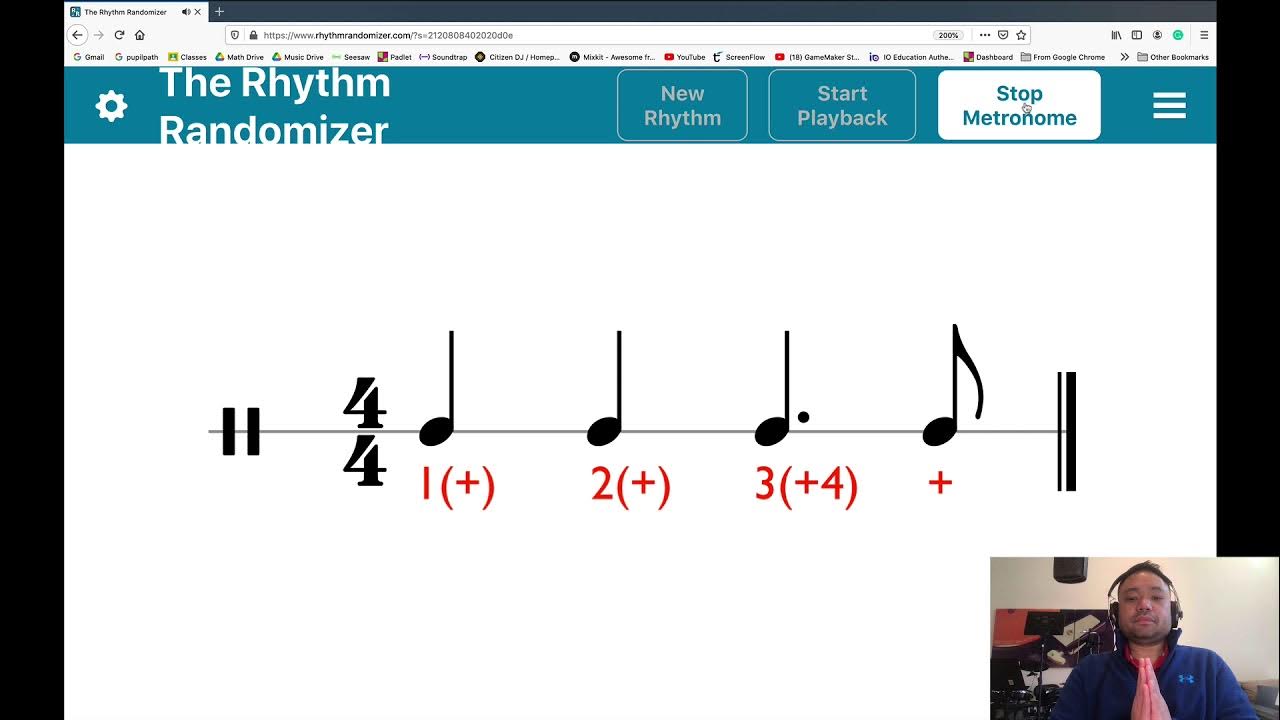 Rhythm Randomizer- Dotted Half and Dotted Quarter Note Patterns - YouTube