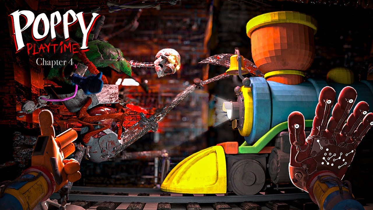 Prototype VS Train - Poppy Playtime: Chapter 4 (Gameplay #42) - YouTube