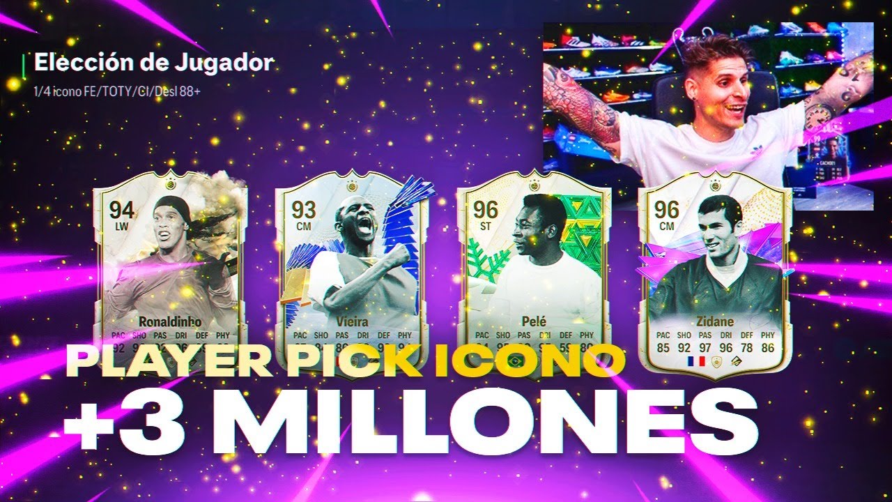 ME TOCA UN ICONO DE +3 MILLONES EN EL NUEVO PLAYER PICK!! | FC 24 - YouTube