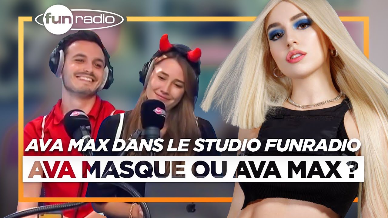 Ava Max en interview dans Le Studio Fun Radio - YouTube