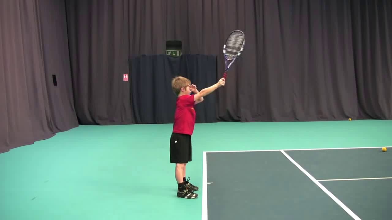 LTA Mini Tennis Red Serve Progression 1 - YouTube
