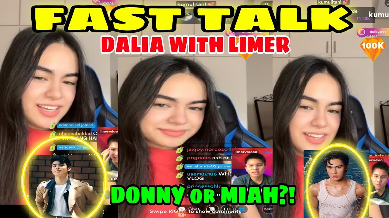 (DONNY or MIAH) FAST TALK WITH DALIA VARDE & LIMER LIMER VELOSO | KUMU ...
