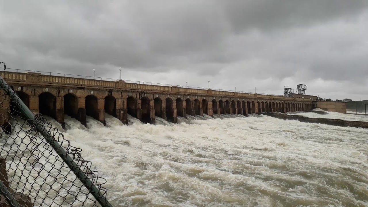 KRS Dam rain flow vedio - YouTube