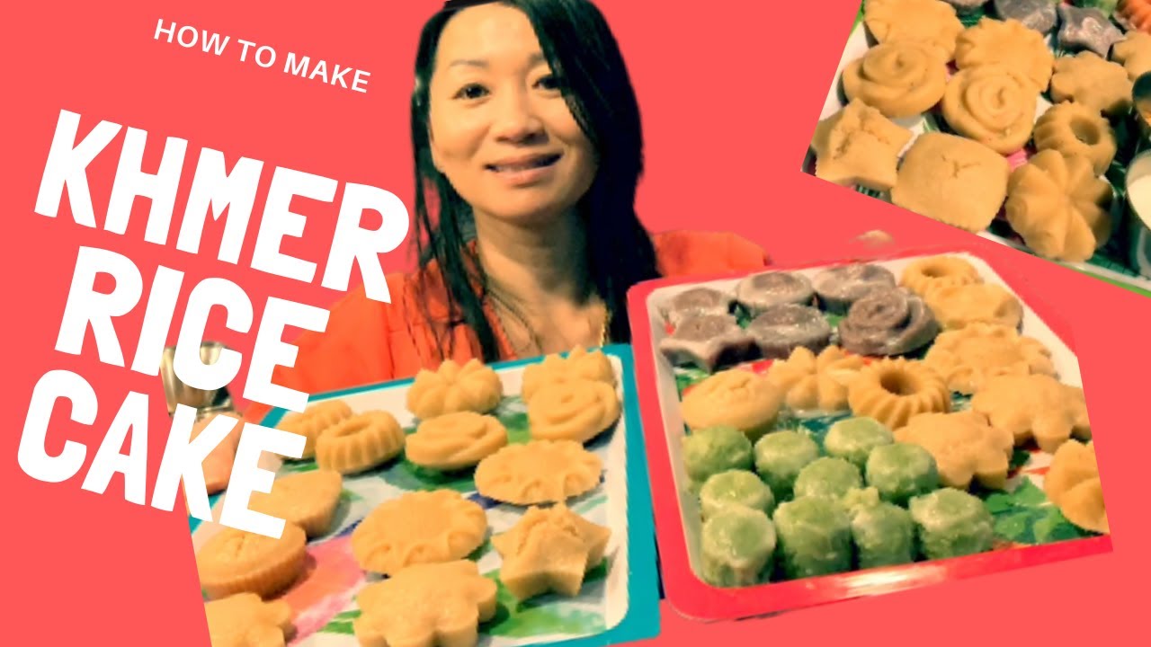 Khmer Traditional Rice Cake - នំអាកោខ្ទិះដូង − Num Akau - YouTube