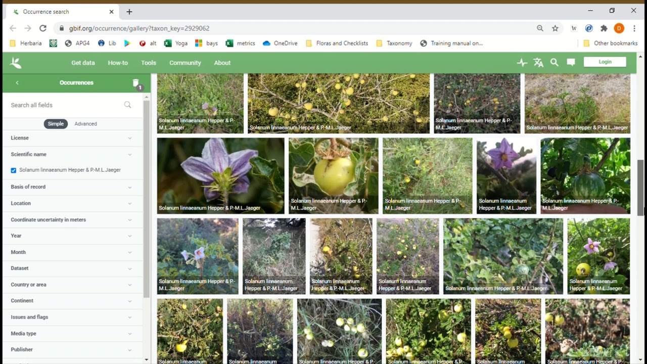 Life Occurrence Explorer - Find what species occur anywhere in the ...
