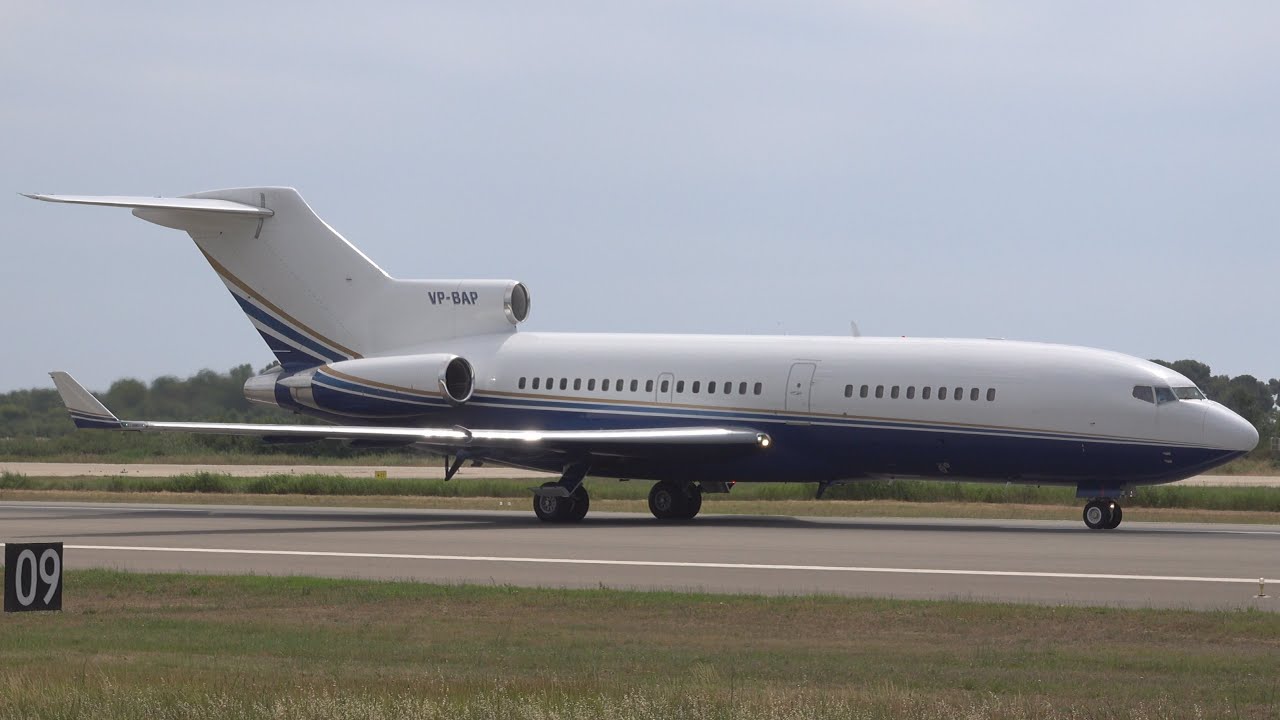 727, Bizjets, Airliner | Spotting at Hyeres | 1st July 2024 [4K] - YouTube