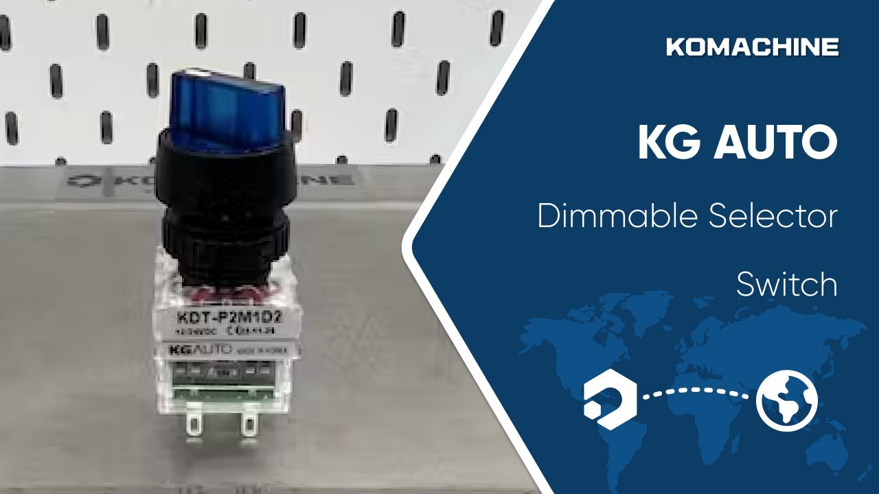 KG AUTO / Dimmable Selector Switch (KDT-P2M1D2A) / INV-03005 - YouTube