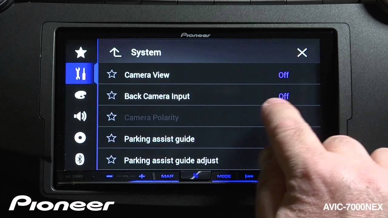 How To - AVIC-7000NEX - Operate Camera View - YouTube