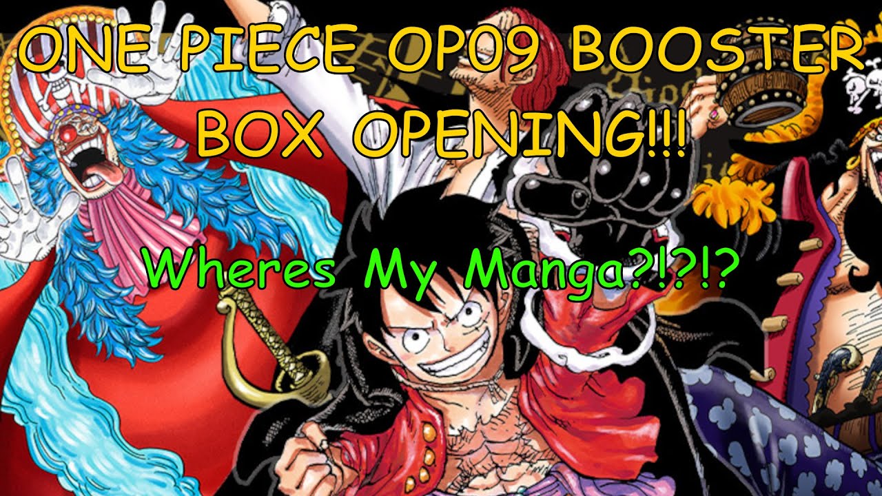 OP 09 Booster Box Opening | One Piece Card Game - YouTube