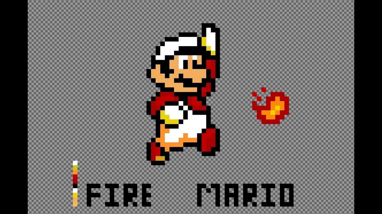 Fire Mario Pixel