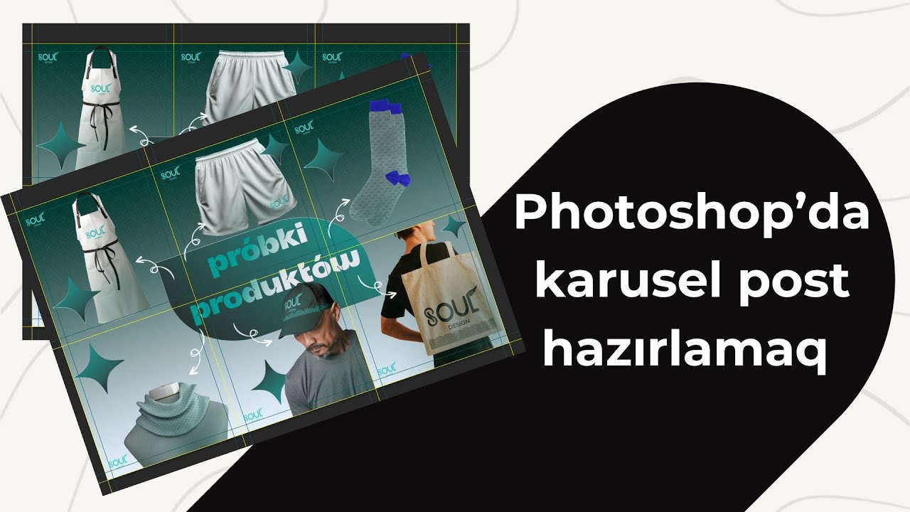 Photoshop'da karusel/puzzle post hazırlamaq | Making a carousel/puzzle ...