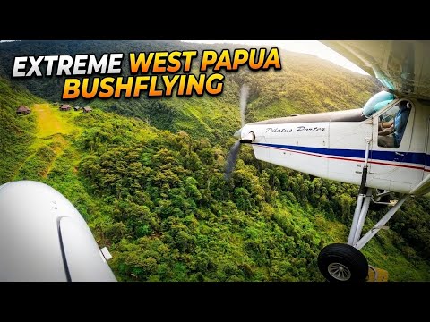 Bush Plane Landing on EXTREME Mountain Runway