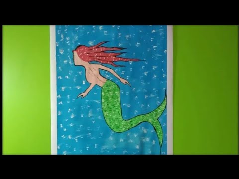 Kadalkanni | Mermaid fish | Fish | Draw a kadal kanni | How to draw a ...
