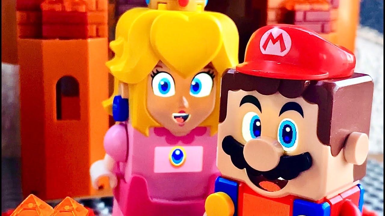 Lego Mario: 4 Levels to Save Princess Peach. #legomario - YouTube