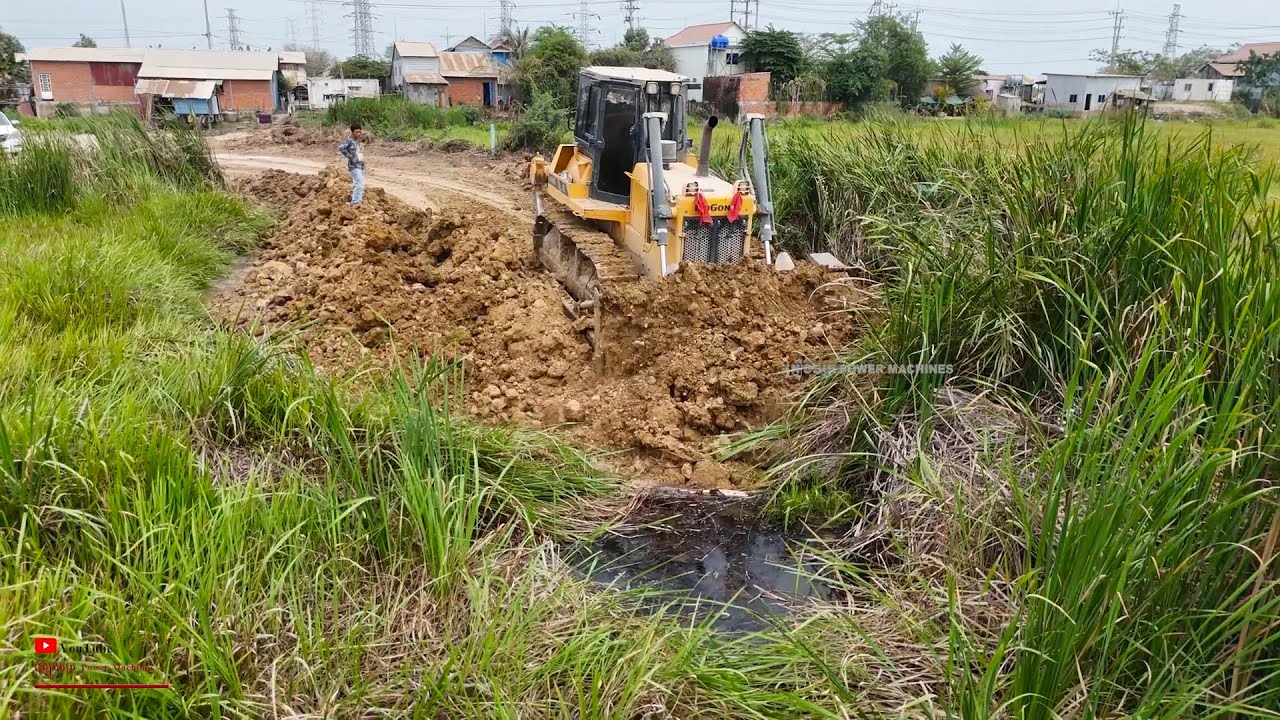Huge Puddle Filling Of Build A New Land Road With One On One Expert ...