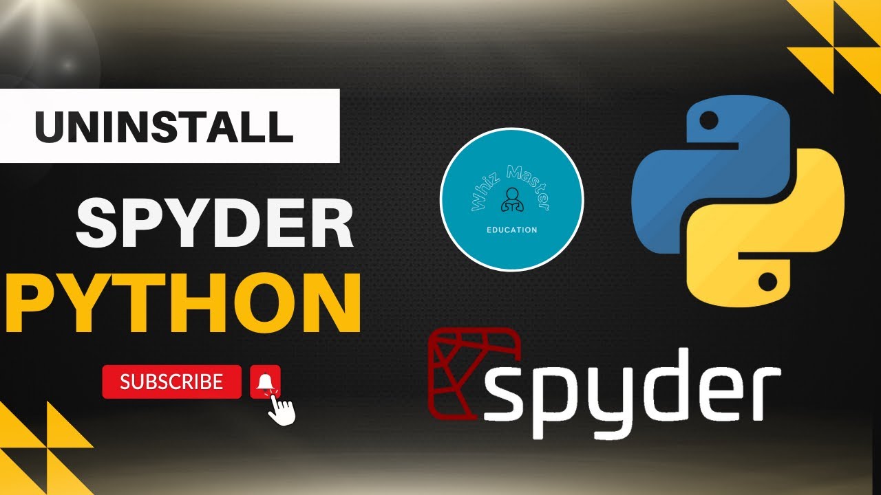 Uninstall Spyder In Windows How To Uninstall Spyder In Windows Whizmaster Youtube
