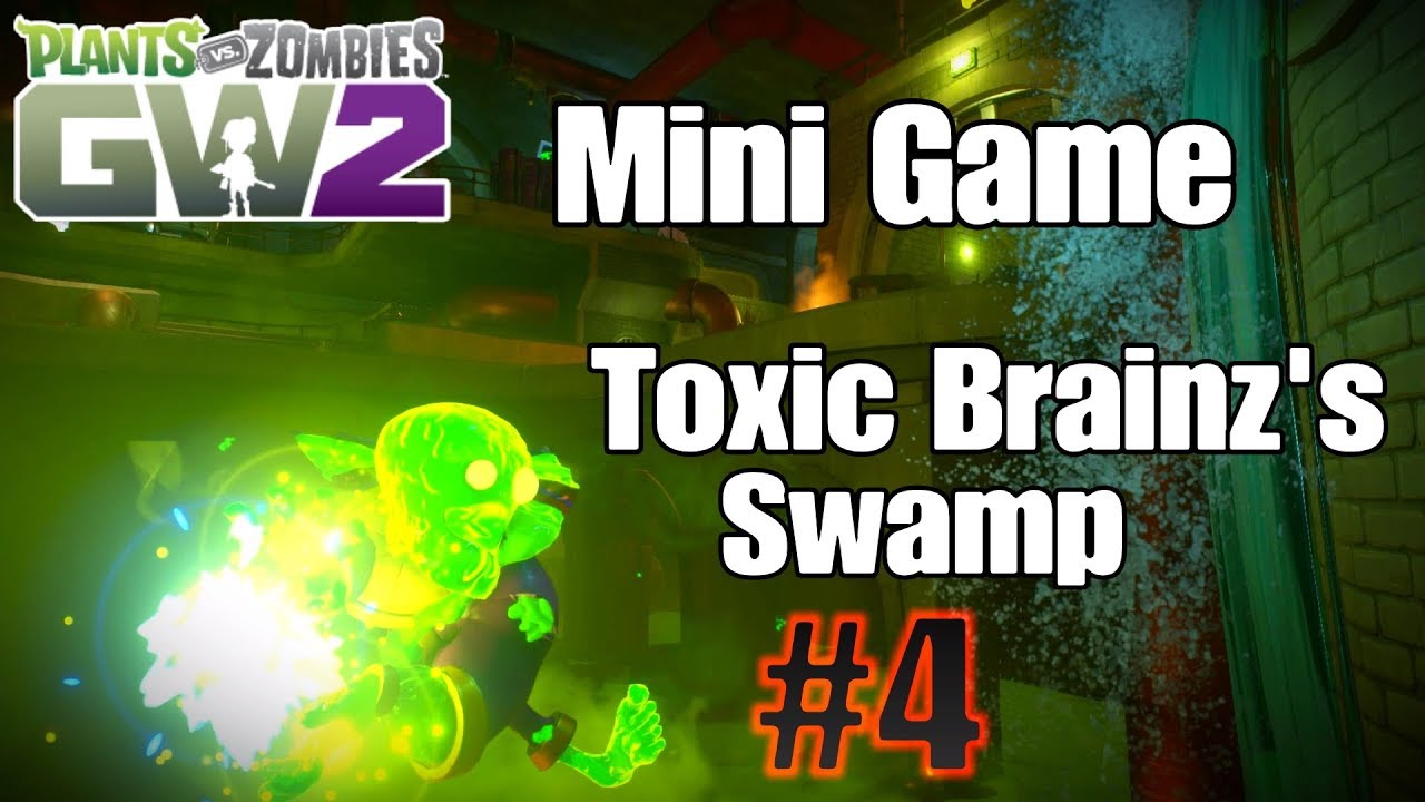 Mini Game - Toxic Brainz's Swamp | Plants vs Zombies Garden Warfare 2 ...