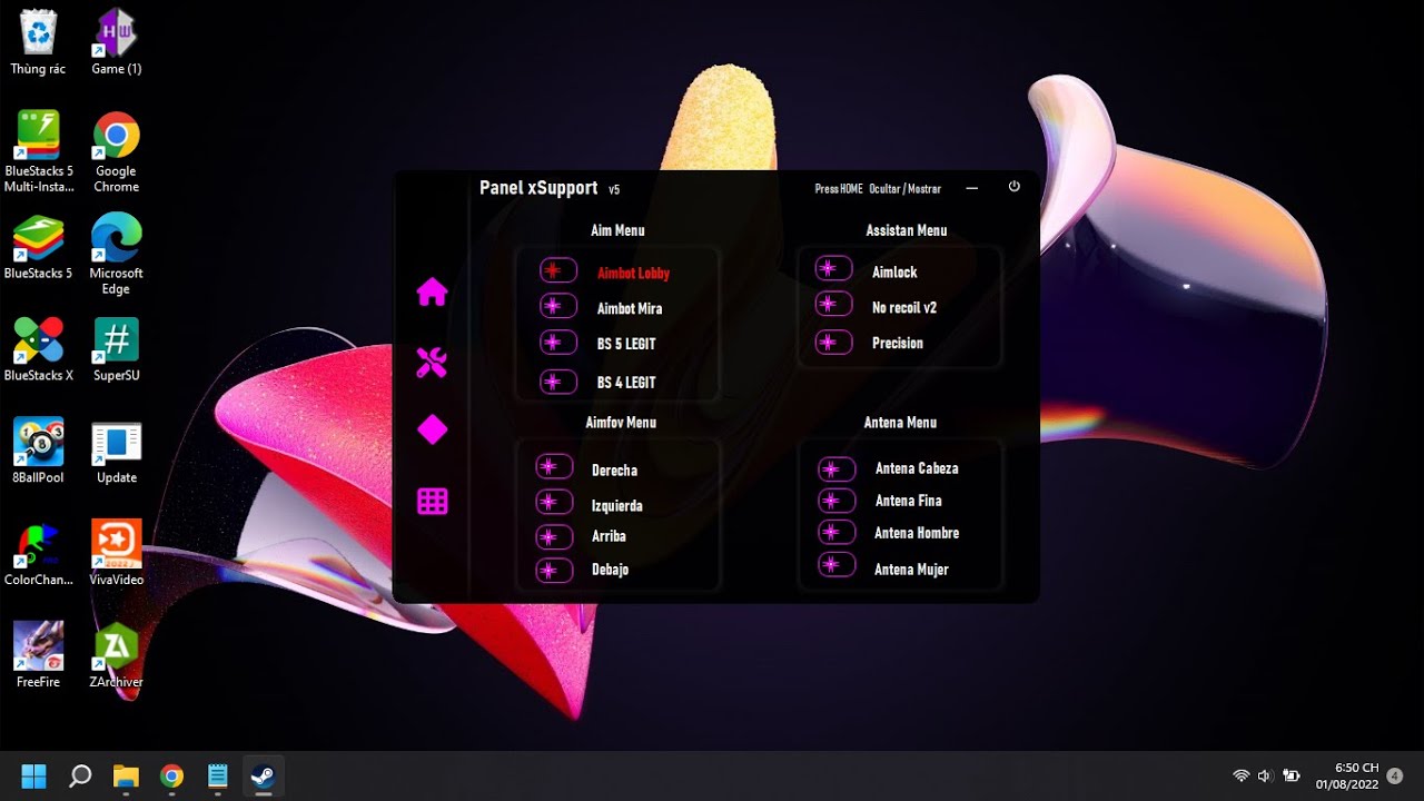 PANEL AIMBOT FULL CHỨC NĂNG - YouTube