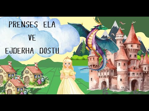 1. Sınıf ve 2. Sınıf Dinleme Metni - PRENSES ELA VE EJDERHA DOSTU 🐲- (Soru-Cevaplı)